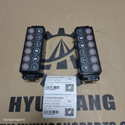 China Hyunsang Excavator Parts Membrane Switch Assy 21Q6-30601 21Q630601 For R125LCR-9A R140LC9A for sale