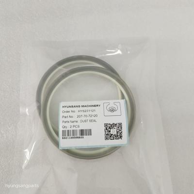 China Hyunsang Excavator Spare Parts Dust Seal 207-70-72120 2077072120 For PC300HD PC300LL PC340 for sale
