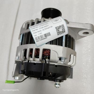 China Excavator Engine Parts Alternator 21Q6-42001 21Q6-42000 For R210LC7 R250LC9 for sale