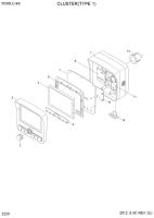 China Excavator Monitor 21Q6-30400 21Q6-30104 For R330LC9S R430LC9SH for sale