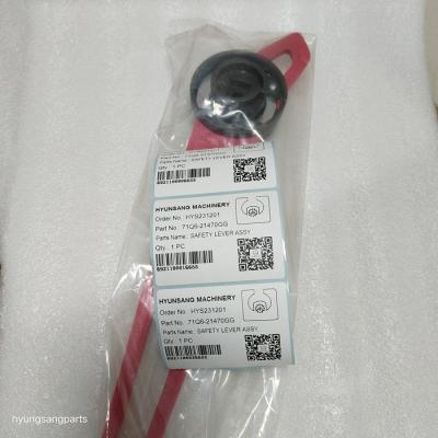 China Excavator Safety Lever Assy 71Q6-21470GG 71Q6-21470 For R1200-9 R330LC9S for sale