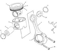 China Excavator Engine Piston Ring 197-9392 1979392 178-6545 1786545 For 330D 336D for sale