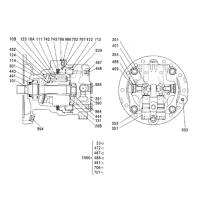 China Excavator Spare Parts Valve Plate 0816210 For ZX270-3 ZX280LCH-3 for sale