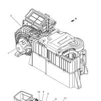 China Excavator Parts 24V Blower Motor K1002206 K1033031 For DX230LC DX255LC-3 for sale