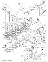 China Excavator Spare Parts Glow Plug 8943907776 For ZX250W-3 ZX270-3 ZX280L-3 for sale