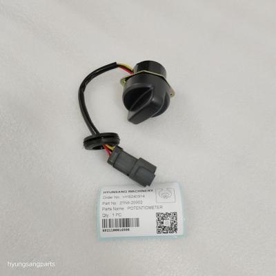 China Excavator Parts Accel Dial Assy 21N8-20902 For R160LC7 R180LC7 R210LC7 for sale