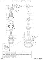 China Hyunsang Excavator Chassis Parts Swing Motor 31NB-11130 For R450LC-7 for sale