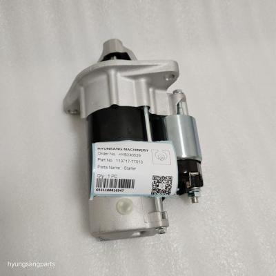 China Hyunsang Engine Parts Starter Motor YM119717-77010 YM11971777010 For 3TNV76 3TNV80 for sale