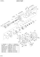 China Excavator Parts Gear Pump XJBN-00847 XJBN-00520 XJBN-00002 For R290LC7 R320LC9 for sale