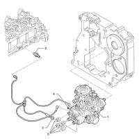 China Hyunsang Loader Parts Fuel Injection Pump 2855784 2852499 For 580M for sale