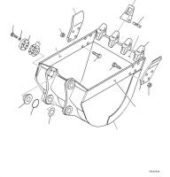 China Bucket Tooth 205-70-19570 2057019570 775HL200TS K25RC For PC130 PC138 for sale