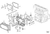 China Excavator Parts Oil Cooler Cover VOE21099784 VOE 21099784 For EC220D  EC235C for sale
