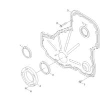 China Excavator Parts XKDE-00214 XKDE-00213 Oil Seal For R300LC9S R330LC9S for sale