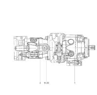 China Forklift Spare Parts Main Pump 31HS-01000 for 110DE 180DE 180D-9 for sale