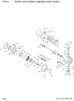 China Wheel Excavator Parts Pivot Pin ZTAM-01049 For R55W-9 R55W-9A for sale
