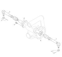 China Wheel Excavator Parts ZTAM-00754 Articulated Tie Rod For R55W-9 R55W-9S for sale
