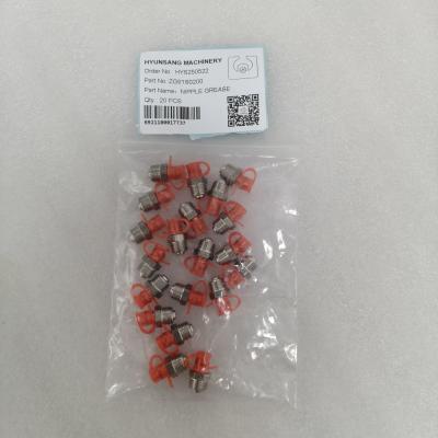 China Hyunsang Excavator Parts NIPPLE GREASE ZG91S0200 For SK135SR, SK135SR-1E, SK135SRL, SK135SRL-1E for sale