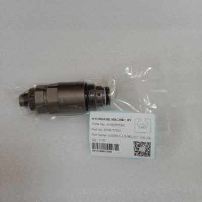 China Hyunsang Excavator Parts Overload Relief Valve 31N6-17510 for Hyundai R210LC-7 R220-7 Excavators for sale