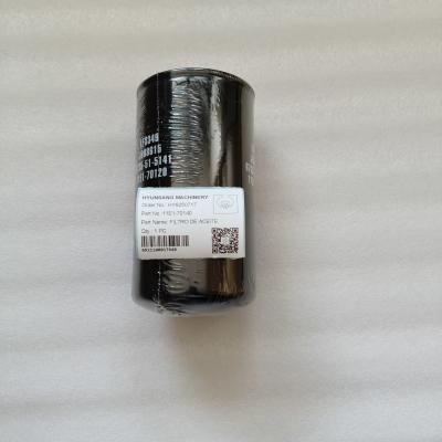 China Excavator Parts  FILTER 11E1-70140 for 33HDLL, HL740-7, HL740TM-7, HL757-7 for sale