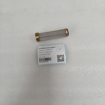 China Hyunsang Excavator Parts Filter 704-28-02751 For  PC200-5 S6D95 PC200-6 PC200-7 for sale