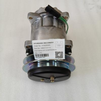 China Hyunsang Excavator Parts Air Compressor 23B-07-61112 for  Motor Grader GD535-5 GD555-5 GD655-5 GD655-6 GD675-3E0 GD675-5 for sale