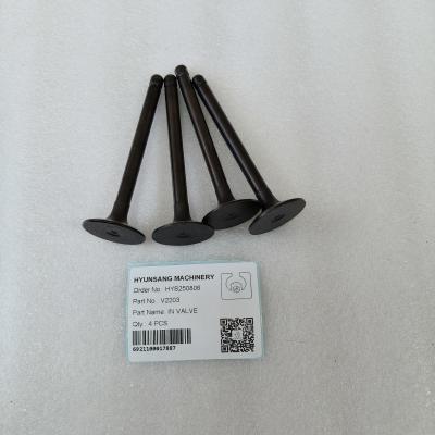 China Hyunsang Excavator Parts Intake & Exhaust Valves For V2203 Engine for sale