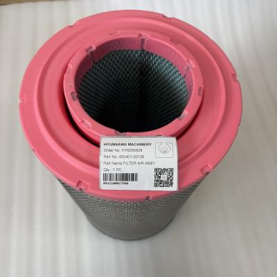 China 400401-00136 Air Filter Assy Parts for Doosan Wheel Loader for sale