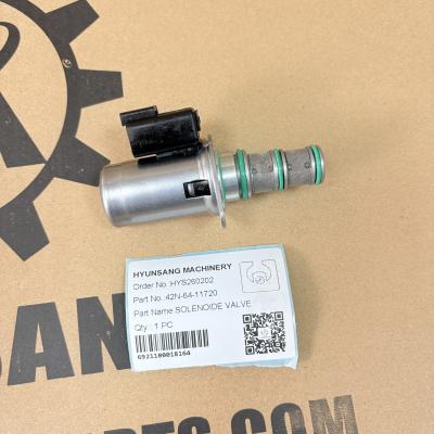 China Solenoid Valve 42N-64-11720 For Excavator PC14R PC16R PC35MR PC50MR for sale