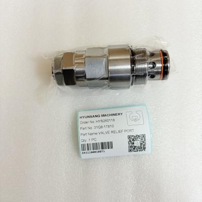 China Excavator PORT RELIEF VALVE 31Q8-17810 For R215-7 R305-9 R225-9 for sale