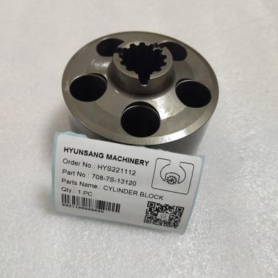 China Bulldozer Parts Cylinder Block 708-7S-13120 7087S13120 for D65WX D85EX for sale