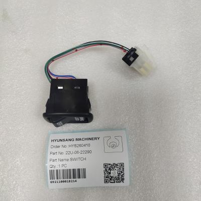 China Excavator Parts Switch 22U-06-22290 For PC128 PC130 PC138 PC160 PC180 PC200 for sale