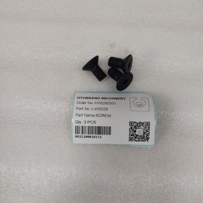 China Hyunsang Excavator Parts SCREW LV00029 For CX250C CX160B CX240B CX210 for sale