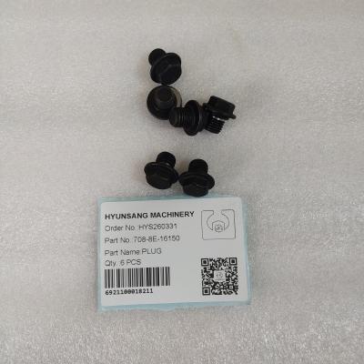China Excavator Parts 708-8E-16150 Plug For PC100 PC110R PC120 for sale