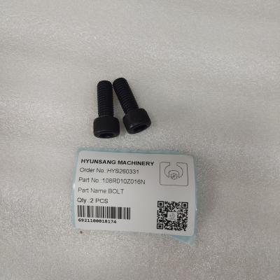 China Hyunsang Machinery Parts 108R010Z016N Bolt For CX210 CX160B CX240 for sale