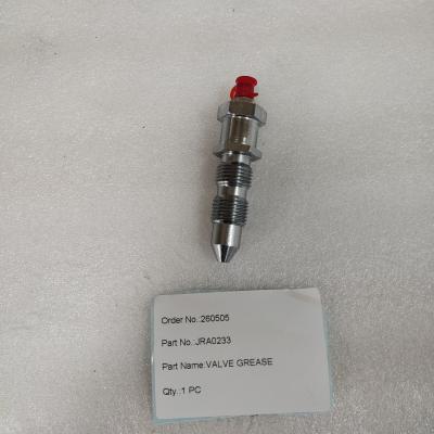 China Excavator Parts Greasse Valve JRA0233 For JS110 JS115 JS130 JS145 JS150 JS160 for sale