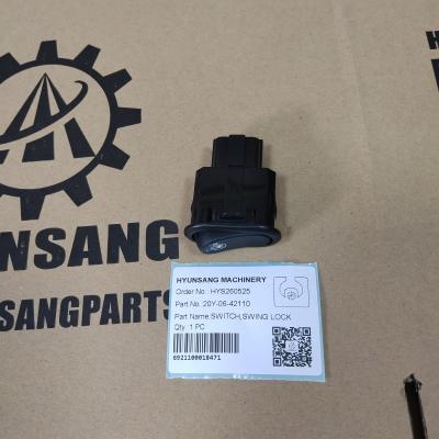 China Excavator Parts Swing Lock Switch 20Y-06-42110 For PC130,PC140-8,PC200-8 for sale
