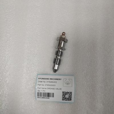 China Excavator Parts Grease Valve 07959-20001 0795920001 For PC200 PC300 PC350 PC400 PC600 for sale