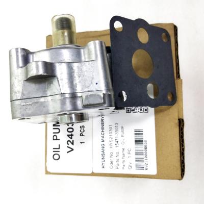 China Kubota Parts Oil Pump 15471-35013 19077-01504 17111-36410 For V2203 V2403 Engine for sale