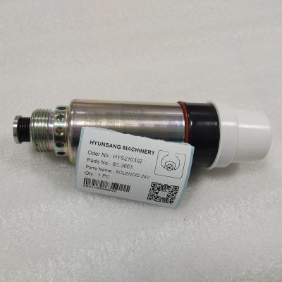 China Stop Solenoid 8C-3663 155-4652 125-5772 6N9987 For  Excavator E320B E325 for sale