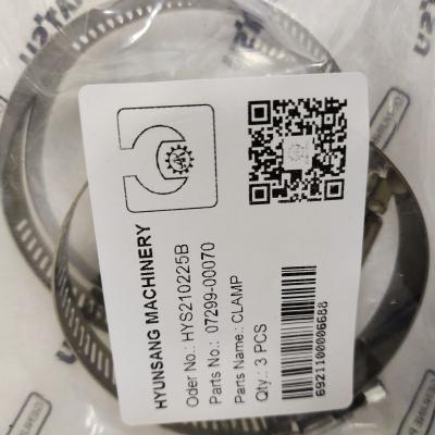 China Hydraulic Pump Parts Clamp 07299-00070 07299-00055 07289-00070 For PC120 for sale