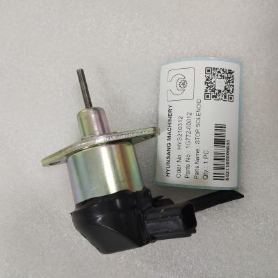 China Stop Solenoid 1G772-60012 1G772-60014  1G772-60010 For Kubota V3300 for sale