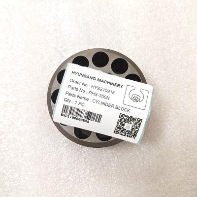 China Excavator Hydraulic Parts Cylinder Block PHX-350N 4999725 5041257960 for sale