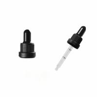 China 18/400 20/400 Essential oil glass dropper with bamboo tamper-evident ring,CBD oil dropper,essence oil dropper for sale