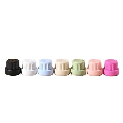 China 18/400 20/400 Large - head anti - theft plastic cap with funnel insert for essential oil bottle for sale