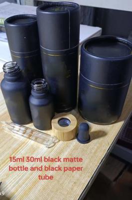 China 18/410, 20/410 black plastic  intermittent stripes  ring with  black frosted rubber tip and a pointed amber graduated pipette for sale