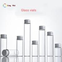 China Glass Dram Vials 5ml 6ml 8ml 10ml 12ml 15ml Clear glass vials with aluminum cap for subpackage for sale