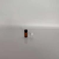 China 1ml 3ml 15ml clear or amber glass vial with common screw aluminum cap and plastic cap for sale