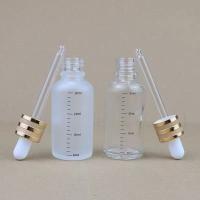 China Precision Measured Essential Oil Bottles: Amber, Clear & Transparent Frosted Glass Vials with Accurate Scale Lines for sale