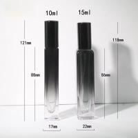 China Premium Gradient Square Glass Perfume decant Bottle- 3ml 5ml 10ml 15ml 20ml for sale