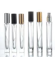 China Premium Thick-Wall Glass Perfume Bottle with Electroplated Aluminum Sprayer 3ml 5ml 8ml 10ml 15ml 20ml 30ml for sale